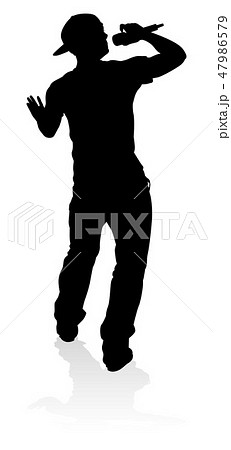Rapper Silhouette Vector
