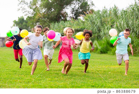 Beautiful Children Playing